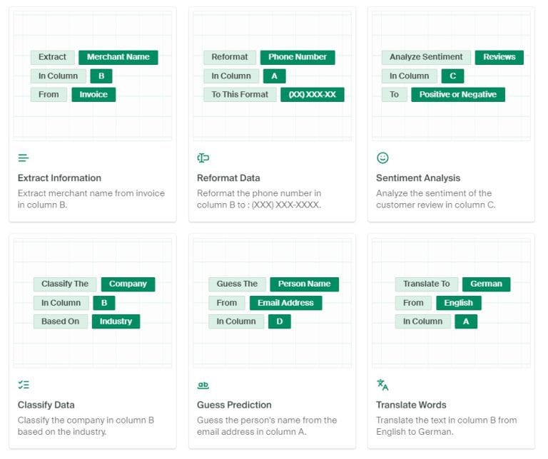 Numerous.ai: Use AI within Excel and Google Sheets - Web Design & Development Company ...